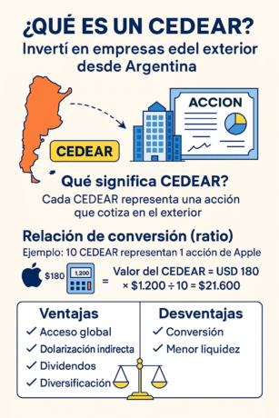 ¿Qué es un CEDEAR? Todo lo que necesitás saber para invertir.